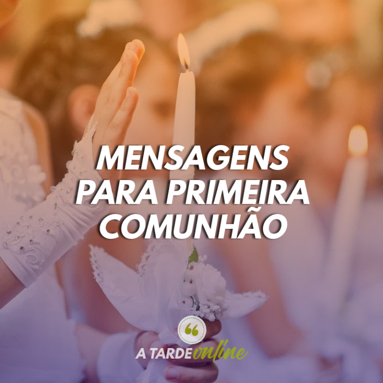 Mensagens Primeira Comunhão: Frases criativas p/ Imprimir